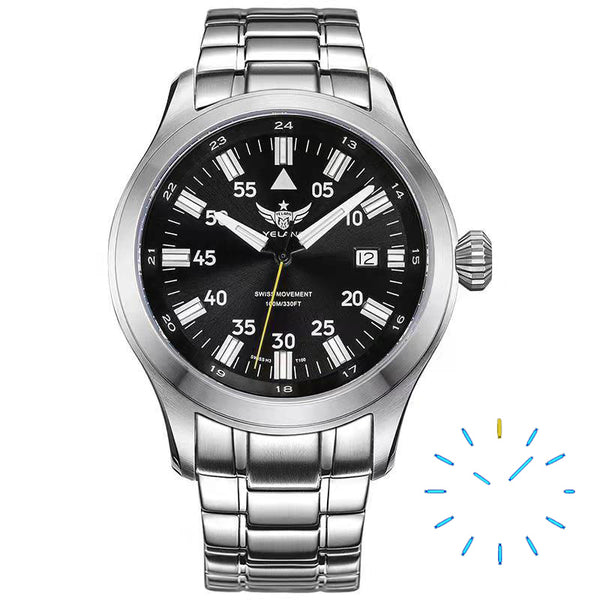 Tritium Militray Watch | T100 Tritium Tubes + Flourescent Numbers ...