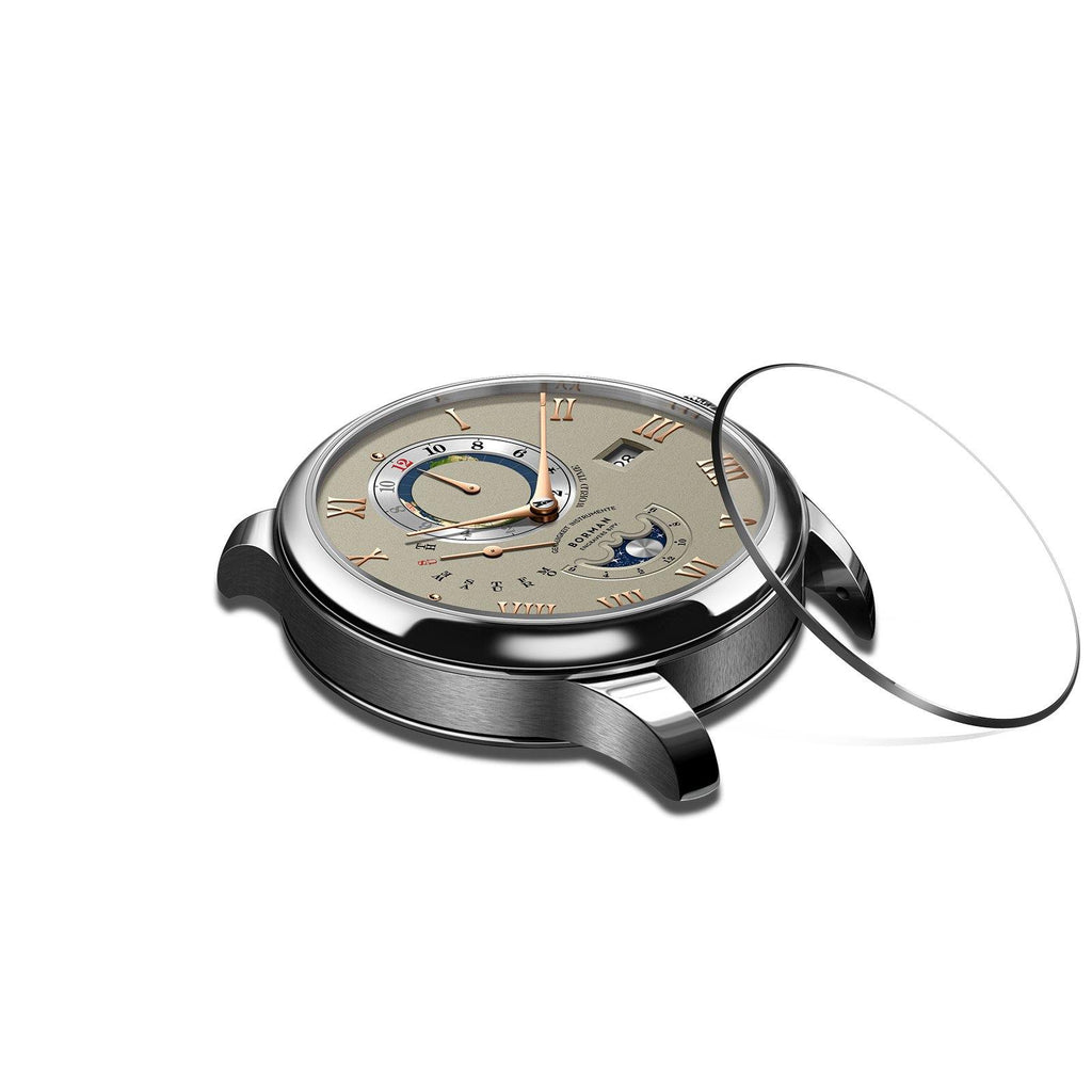 Moon Phase Watch | Borman Genauigkeit Instrumente Men Automatic Watch ...