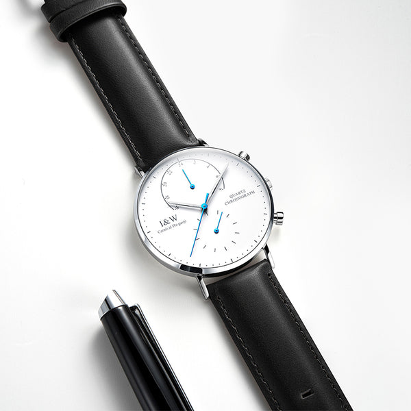 Fashion Watches | Swiss Brand I&W Leather Neutral Quartz Watches 8787G ...
