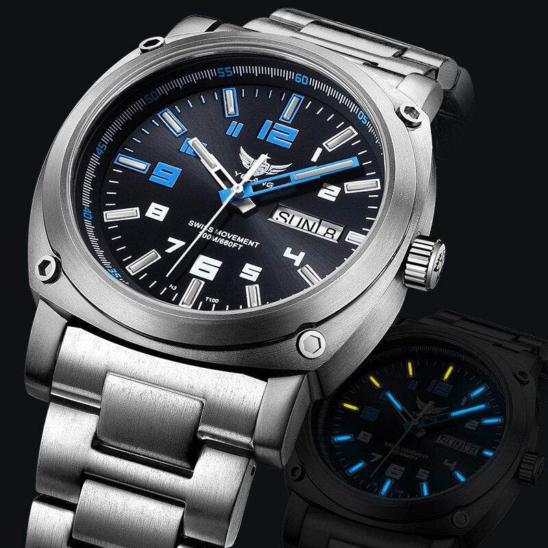 Yelang Watch | Order Yelang Men's Tritium Diving Military Watch ...